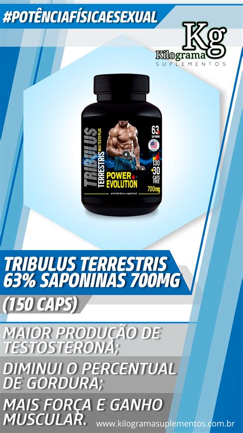 Tribulus TERRESTRIS 63 SAPONINAS 700MG 150 CAPS Pesas Ejercicios