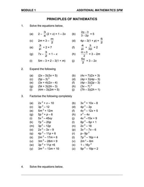spm add maths formula list form4