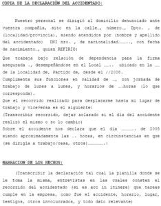 Declaración de Testigo de Accidente Modelo Jurídico Fácil