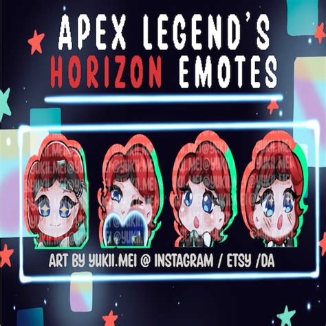 Horizon Emotes Apex Legends For Twitch Discord And Youtube Etsy