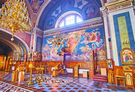 The Prayer Hall Of Holy Spirit Cathedral On July In Chernivtsi
