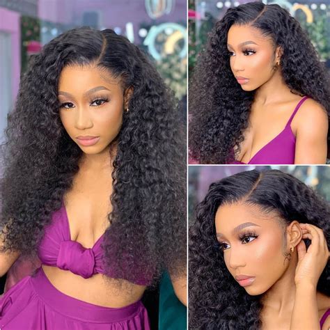 Curly Glueless Lace Wigs Human Hair Celie Hair