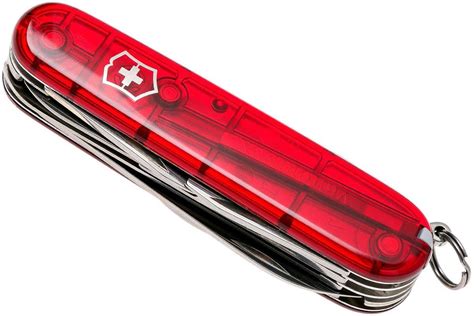 Victorinox Huntsman Schweizer Taschenmesser Transparent Rot