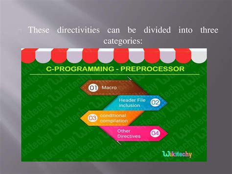 introduction macro substitution file inclusion compiler control directives ansi additions ppt