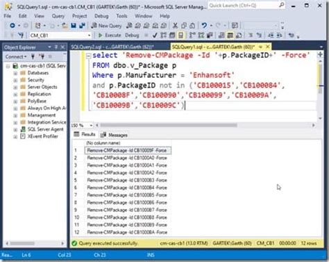 Using A SQL Server Query To Create A PowerShell Script Enhansoft