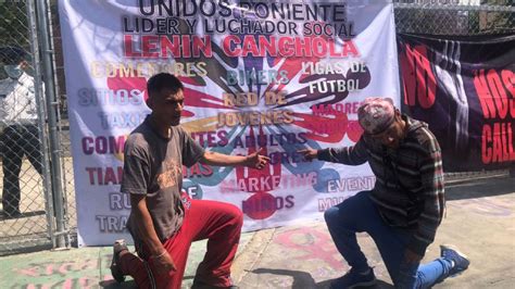 Simpatizantes De Lenin Canchola Se Manifiestan En El Reclusorio Oriente