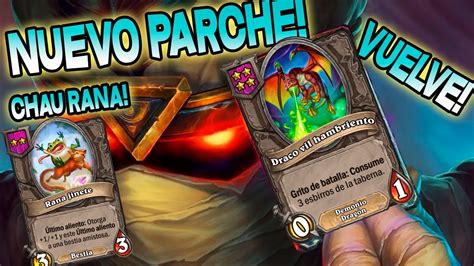 Nuevo Parche Hearthstone campos de batalla battlegrounds en español