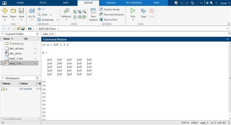 Infinity In MATLAB DevsDay Ru