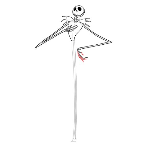 Skeleton Sketches How To Draw Jack Skellington Step By Step