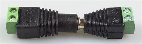 Pair DC Socket Plug To Screw Terminal Connectors 2 1mm X 5 5mm All