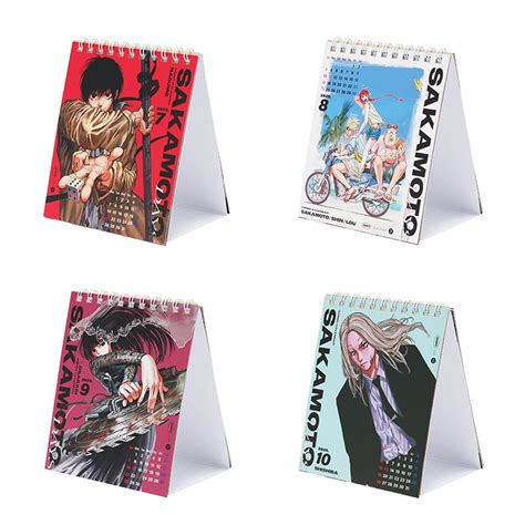 SAKAMOTO DAYSコミックカレンダー2025 卓上特製デザインカード15枚付き 文具 集英社ジャンプキャラクターズストア