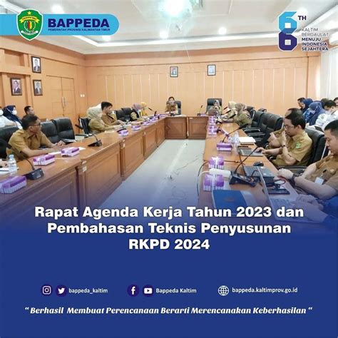 Rapat Agenda Kerja Tahun 2023 Dan Pembahasan Teknis Penyusunan RKPD 2024