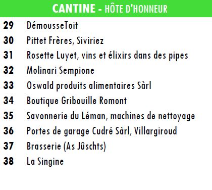 Hôte et invités Comptoir de la Glâne