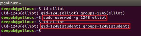Usermod Command Examples In Linux Cheat Sheet Golinuxcloud