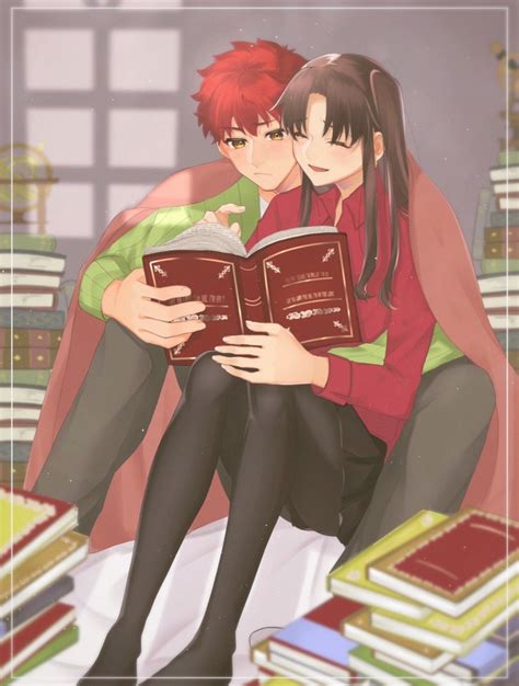 Tohsaka Rin And Emiya Shirou Fate And 1 More Drawn By Toutou Fufu0o