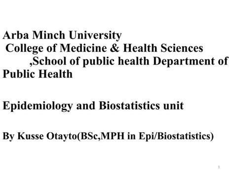 basic concepts in biostatistics edited pc 1 pptx