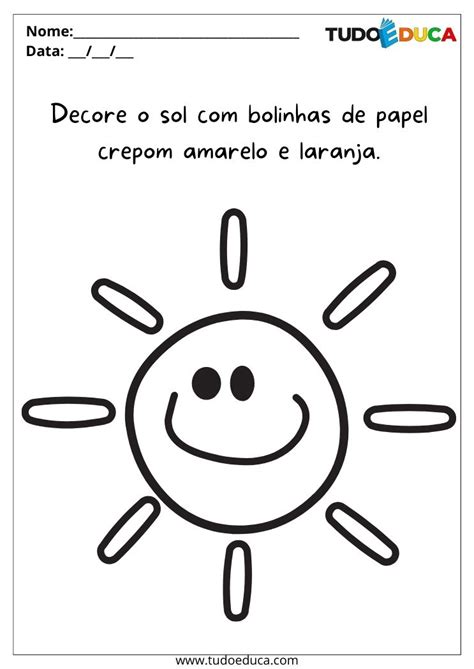10 Atividades Para O Maternal Para Imprimir