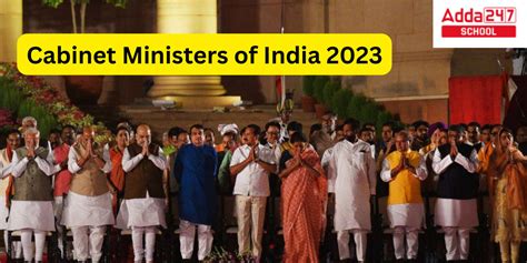 Cabinet Ministers Of India And List Of Their Portfolios
