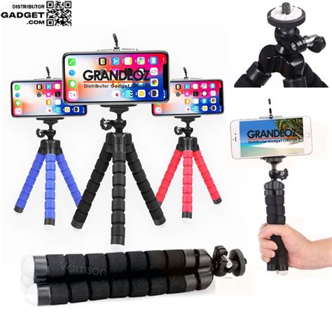 Jual Octopus Mini Tripod Flexible Holder Smartphone HP Lazy