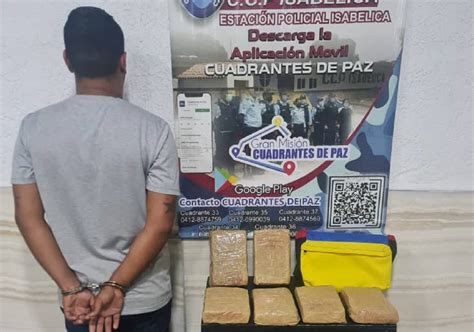 Detenido Hombre Con Seis Panelas De Presunta Droga En La Isabelica El