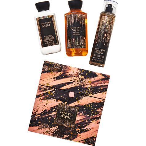 Bath Body Works Into The Night Full Size Trio Easel Box Gift Set