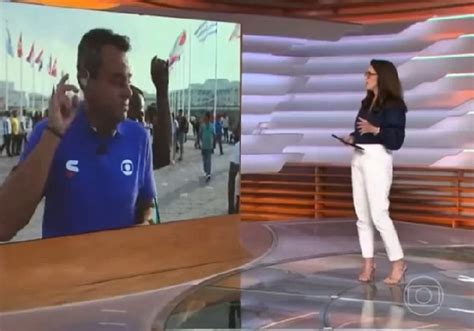 Rep Rter Da Globo Se Manifesta Ap S Ter V Deo Viralizado N O Sabia