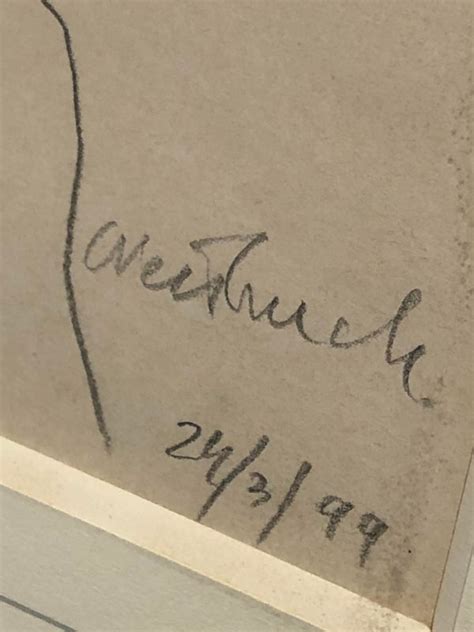 Dessin Original De Claude Weisbuch Autoportrait L Estampe