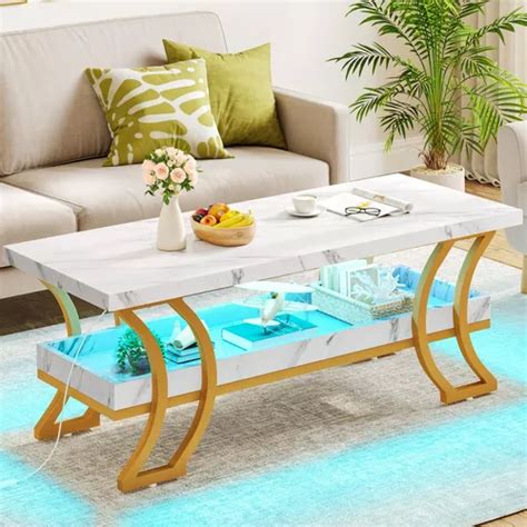 Yitahome Mesa De Centro Modernas Para Sala De Estar Mesa De MercadoLibre