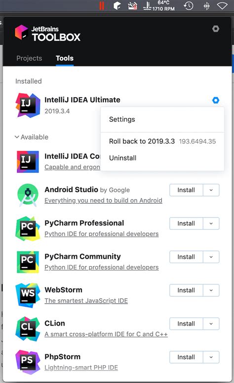intellij idea use jetbrains toolbox to get early access versions stack overflow