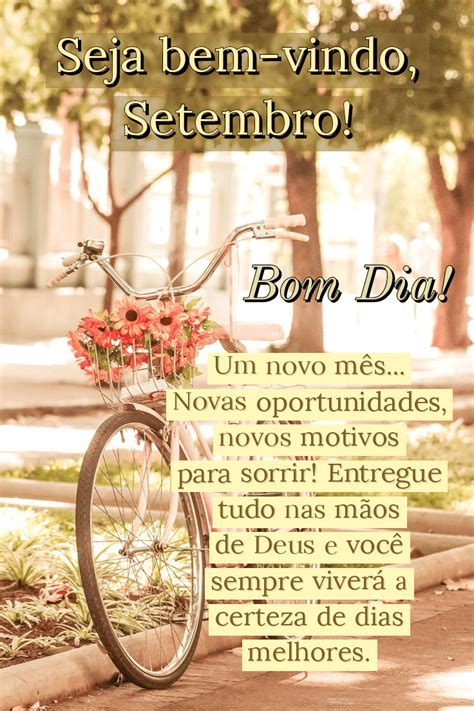Mês de setembro Frase Setembro Seja bem vindo Estamos te esperando