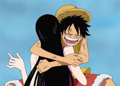 Image Luffy Hugs Hancockpng One Piece Encyclopédie Fandom Powered By Wikia