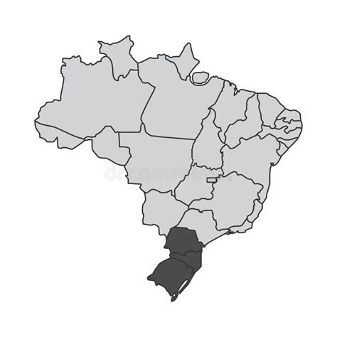 Região sul do brasil ilustração stock Ilustração de brasileiro 187183878