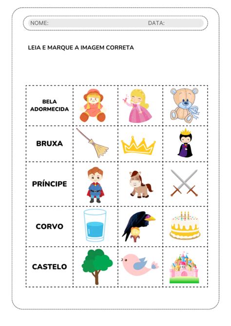 Sequência Didática A Bela Adormecida Vila Vic
