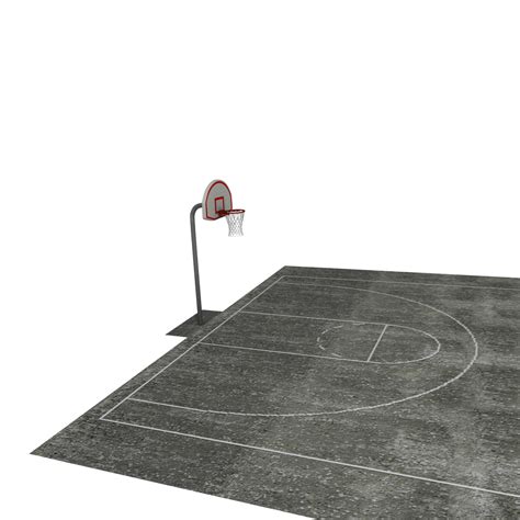 modelo 3d Cancha de básquetbol al aire libre TurboSquid 612836