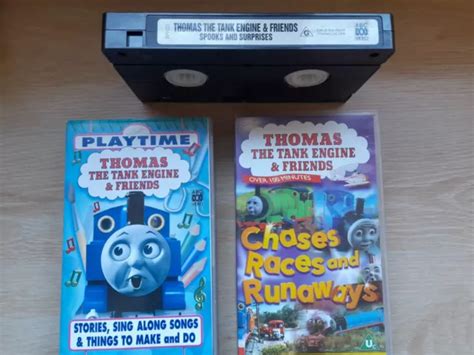 THOMAS THE TANK ENGINE FRIENDS Playtime VHS Chases Races And