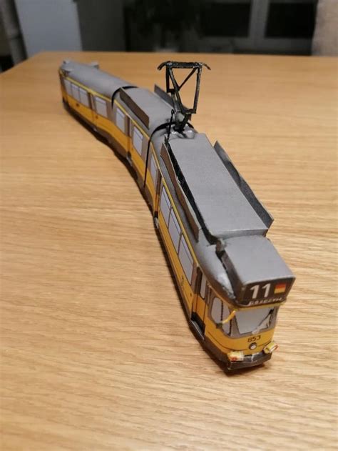 Modele tramwajów stworzone przez pana Michała z Poznania ESKA pl
