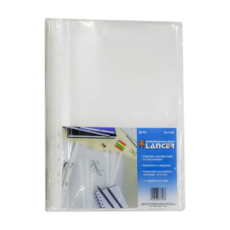 Protector De Hojas Oficio Mm Comsucre Online