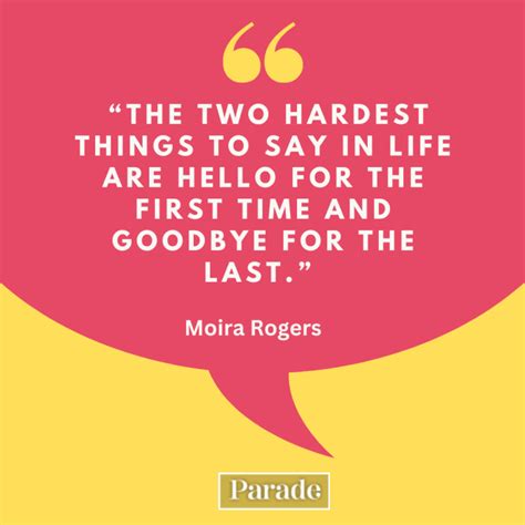 Goodbye Quotes To Say Farewell Parade
