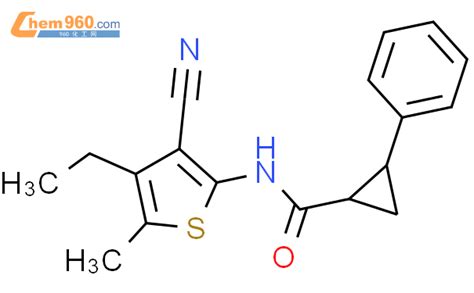 544668 12 4 2 Phenyl Cyclopropanecarboxylic Acid 3 Cyano 4 Ethyl 5