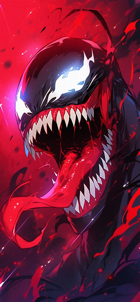 Venom S Rage Red Wallpapers Aesthetic Hd Marvel Wallpapers