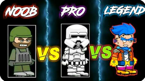 Pro Vs Noob Vs Legend Mini Militia 25 Kill Gameplay Gaming