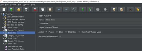 qautomation how to implement think time in jmeter