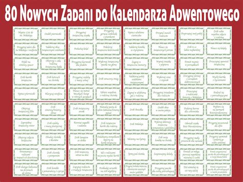 Zadania do kalendarza adwentowego pobierz już teraz