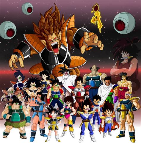 Wallpaper Dbz Peuple Saiyajin By Majinartbook On Deviantart Anime