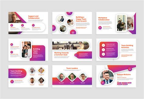 Team Building Google Slides Presentation Template Graphue
