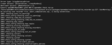 openmdao optimization failing after very few iterations for nonlinear constraints calculated