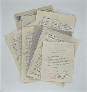 14 Eigenh Briefe U 1 Masch Brief M Unterschrift By Thoma Sepp