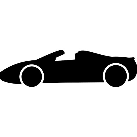 Sports Car Top Down Silhouette Vector Svg Icon Svg Repo