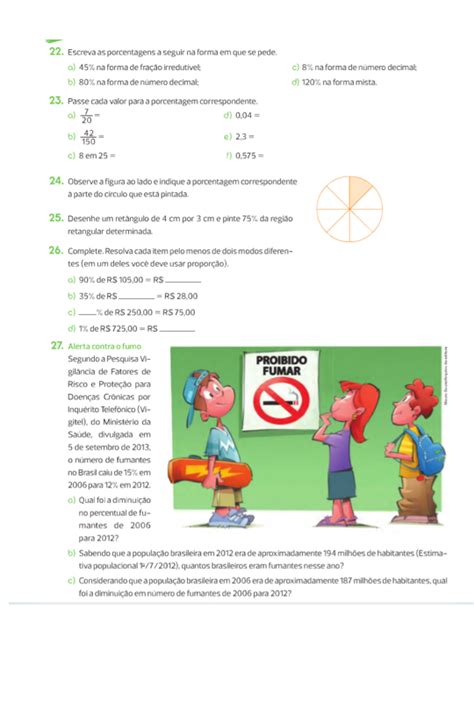 ESCOLA DIÓGENES RIBEIRO DE LIMA Matemática 8º Ano EF B Porcentagem