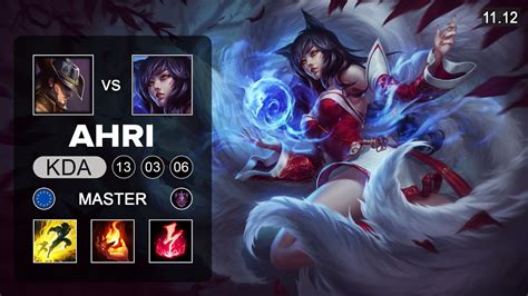 Ahri Mid Vs Twisted Fate EUW Master Patch 11 12 YouTube